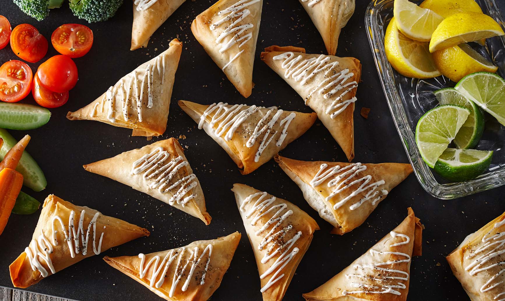 Spanakopita with Spicy Lemon Drizzle - Cuisine Adventures